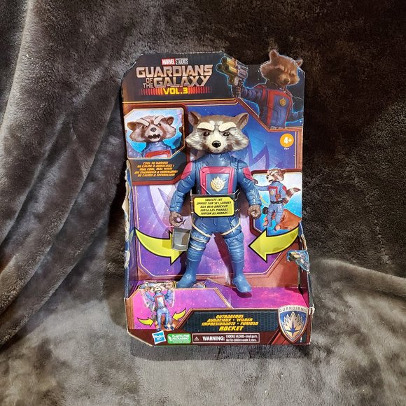 Marvel | Toys | Marvel Studios Guardians Of The Galaxy Vol 3 Outrageous Rocket Raccoon Figure ...